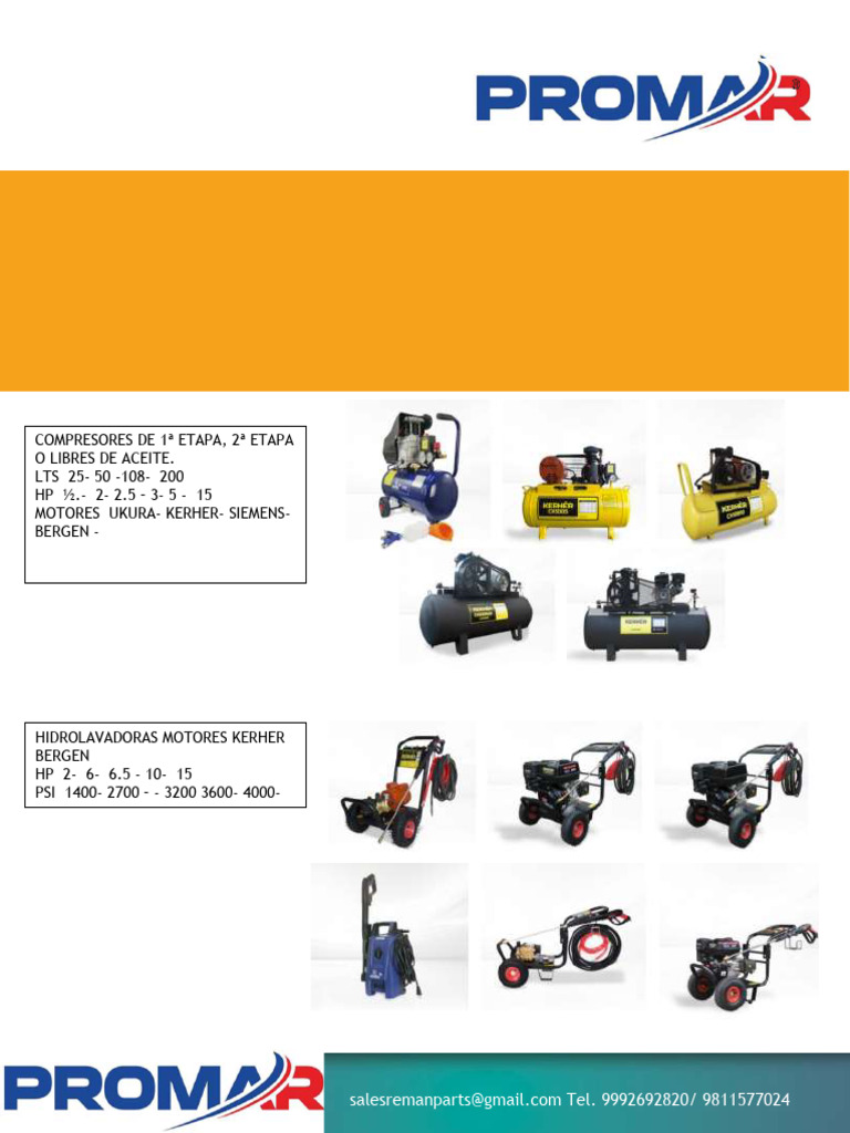 Compresores Hidrolavadoras | PDF