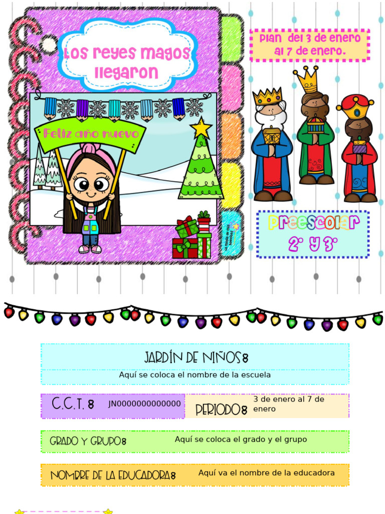 Actividades Escolares de Reyes Magos | PDF