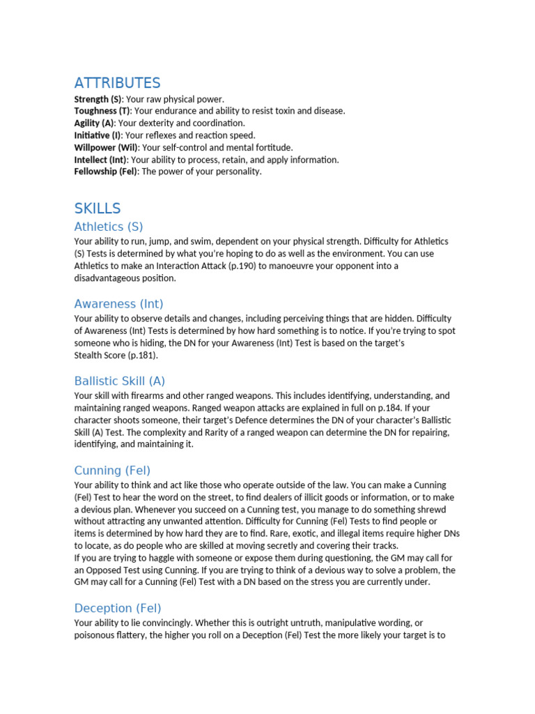 SKILLS | PDF | Deception | Intimidation