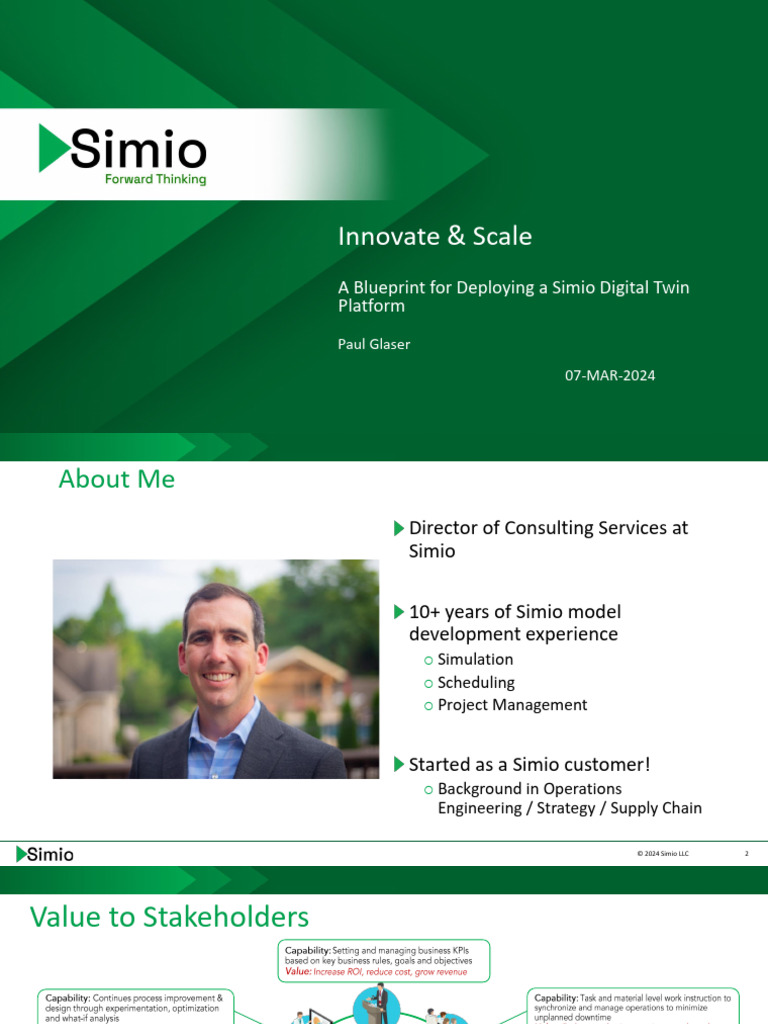 Simio Sync 2024 - Blueprint To Implement DTv3 | PDF | Agile Software Development | Project ...