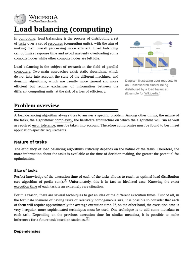 Load_balancing_(computing) | PDF | Load Balancing (Computing ... Load_balancing_(computing) | PDF | Load Balancing (Computing ...