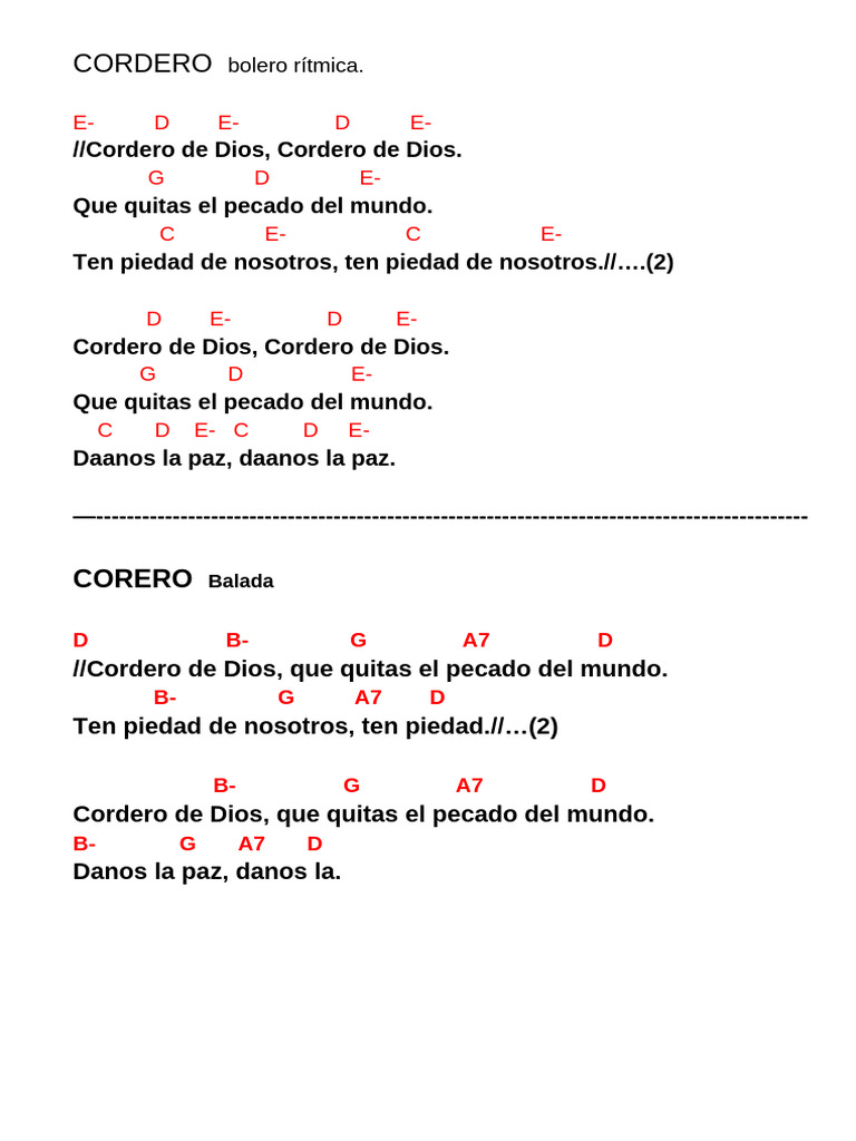 CORDERO | PDF