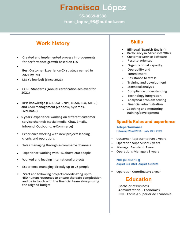 3 Resume | PDF | Economies | Business