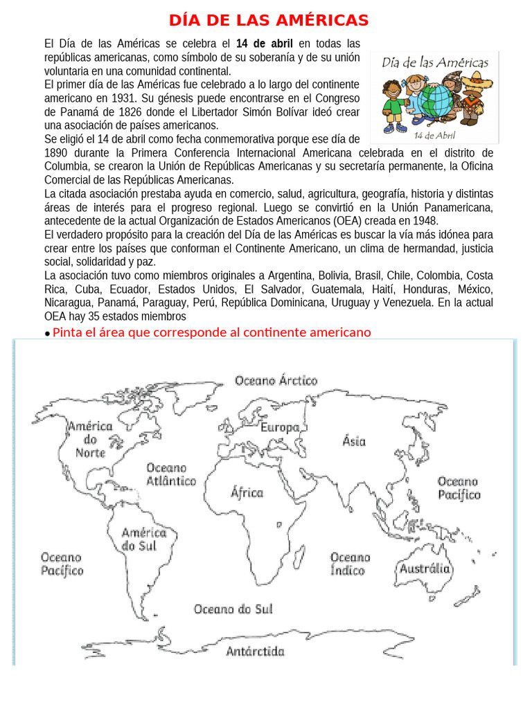 Día de las Américas: Historia y Significado | PDF | Américas | Panamá