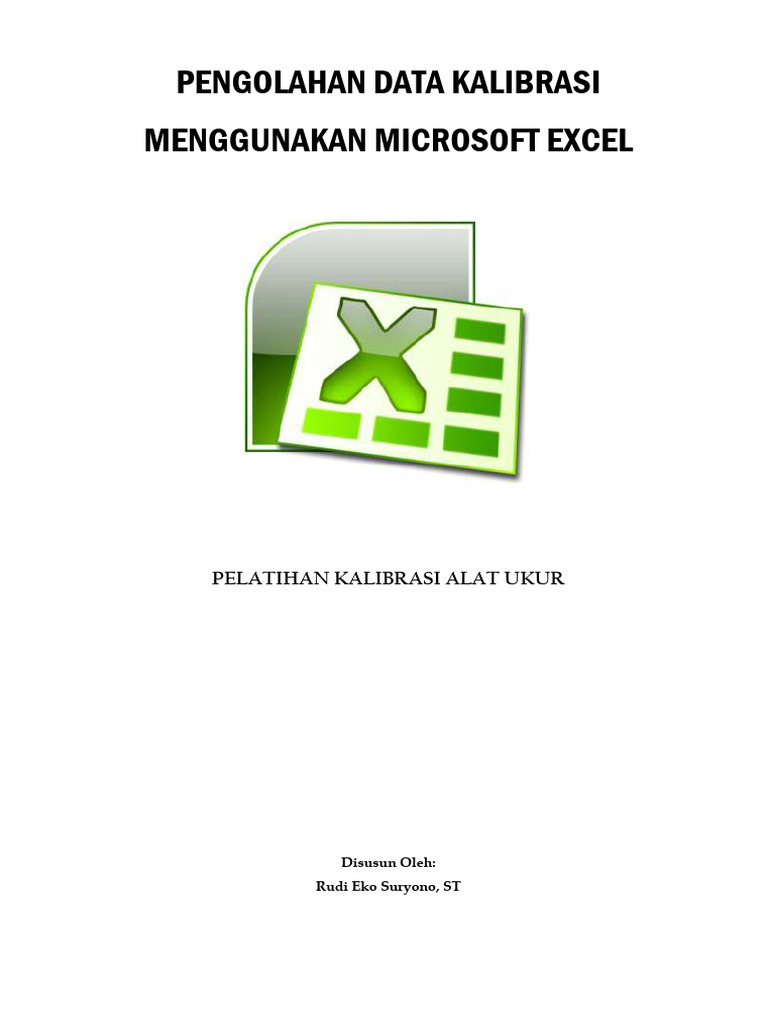 04 Pengolahan Data Kalibrasi Menggunakan Microsoft Excel Edisi 5 | PDF