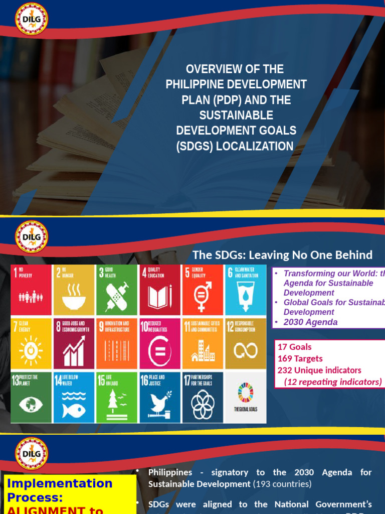 Sdg Pdp Localization Overview | PDF | Matrix (Mathematics) | Economies