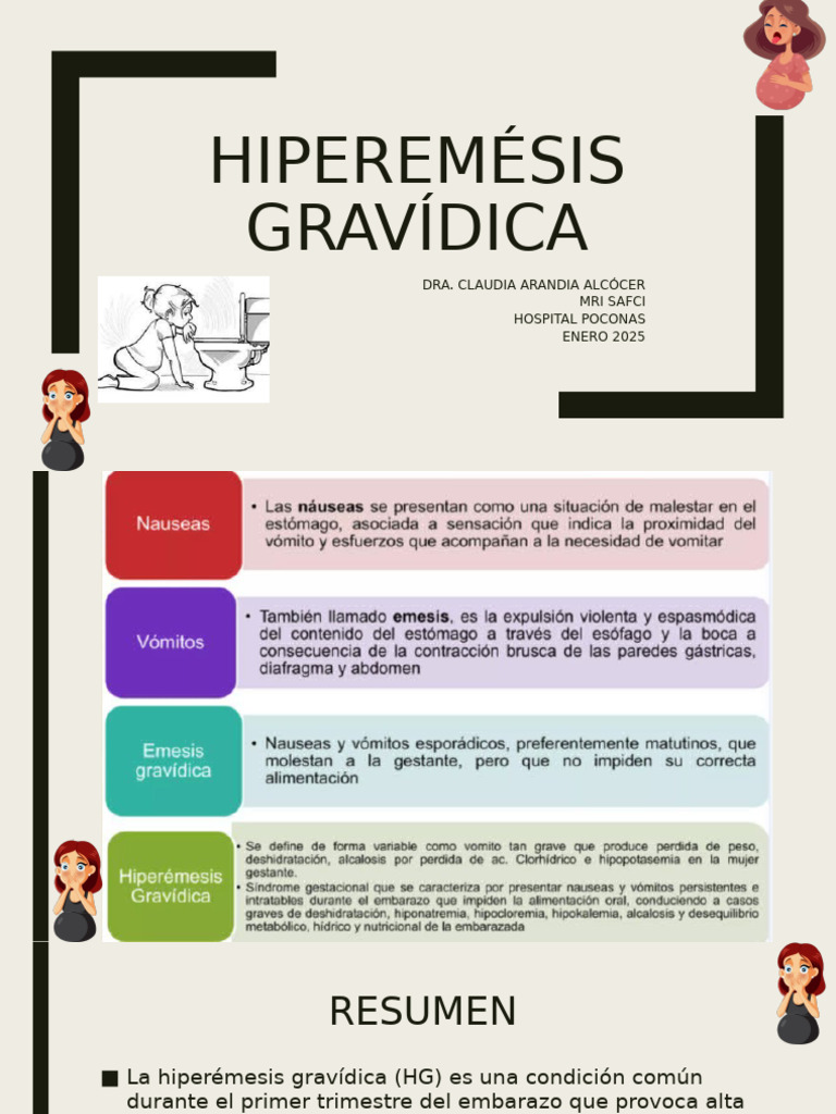 Hiperemesis Grav (Idica | PDF | El embarazo | Especialidades Medicas