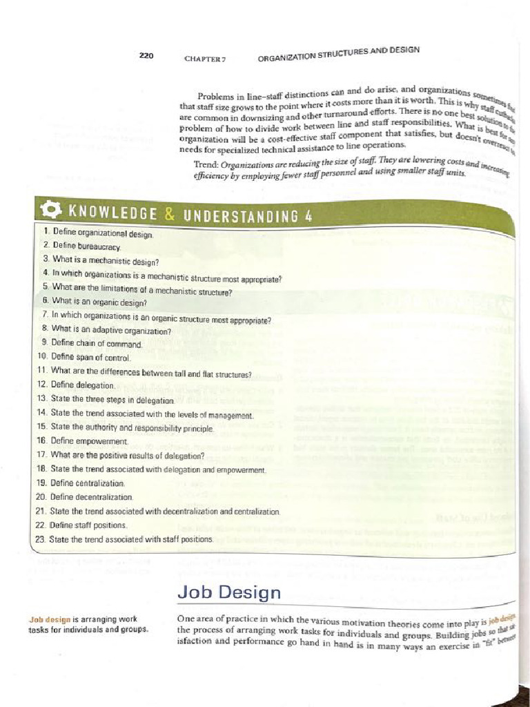3a. Job Design Notes | PDF