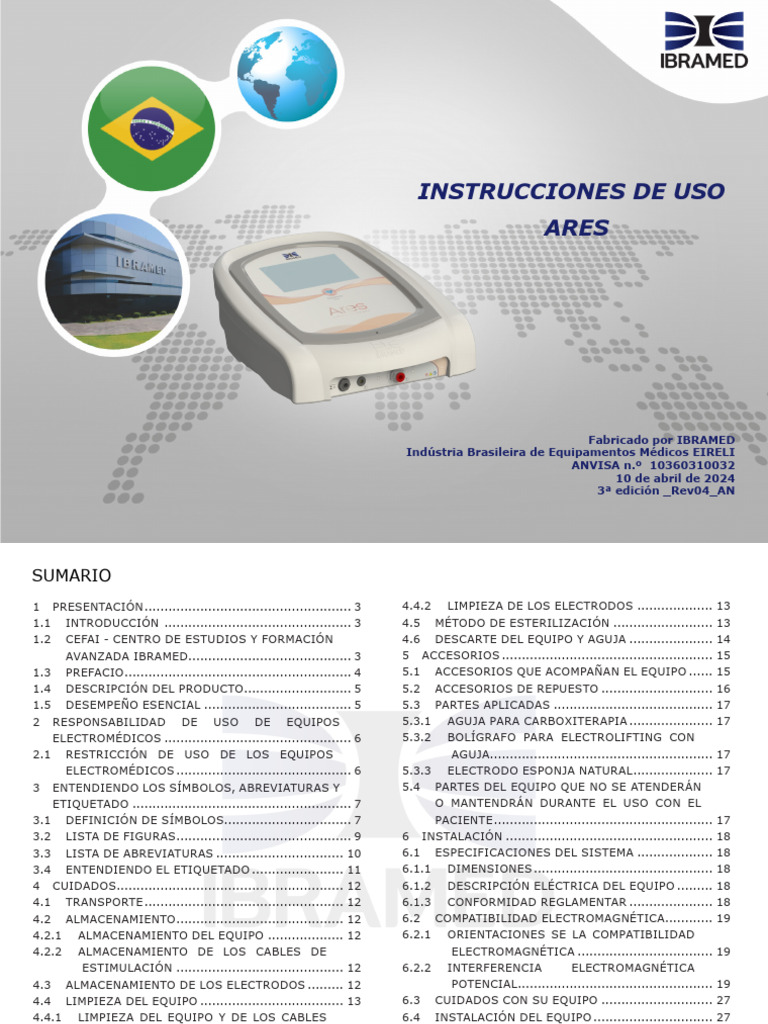 Ares SP 3ed Rev04 An | PDF | Esterilización (Microbiología) | Terapia ...