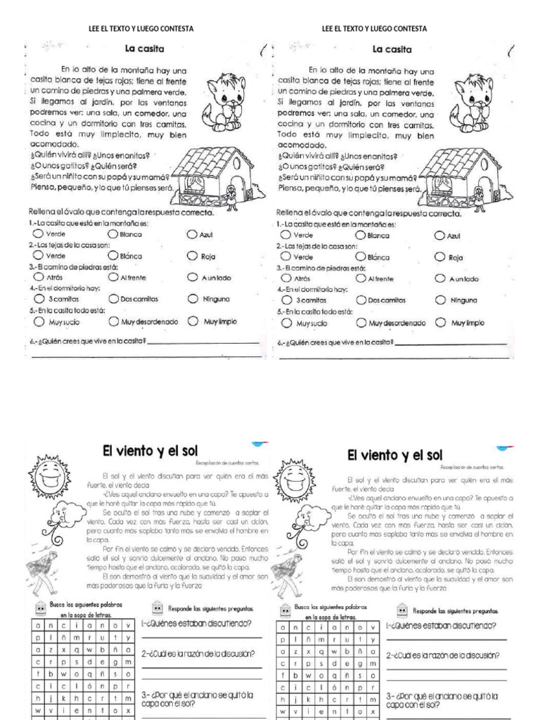 Lee El Texto y Luego Contesta Lee El Texto y Luego Contesta | PDF