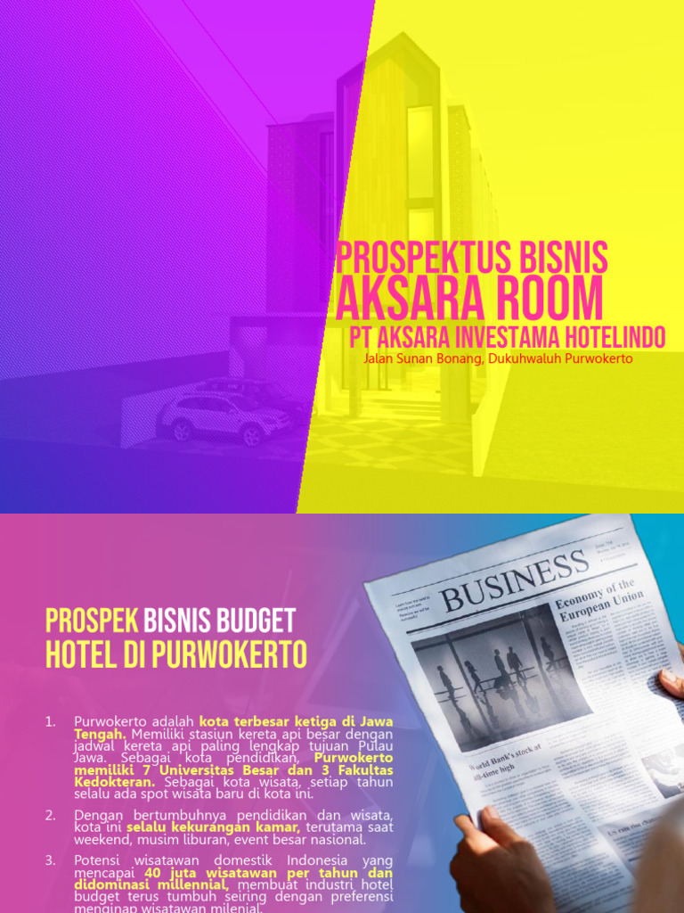 Proposal Prospektus Bisnis Aksara Room 3.7 | PDF