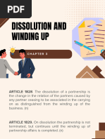 Article 1828-1842 Dissolution and Winding Up | PDF | Partnership | Liquidation