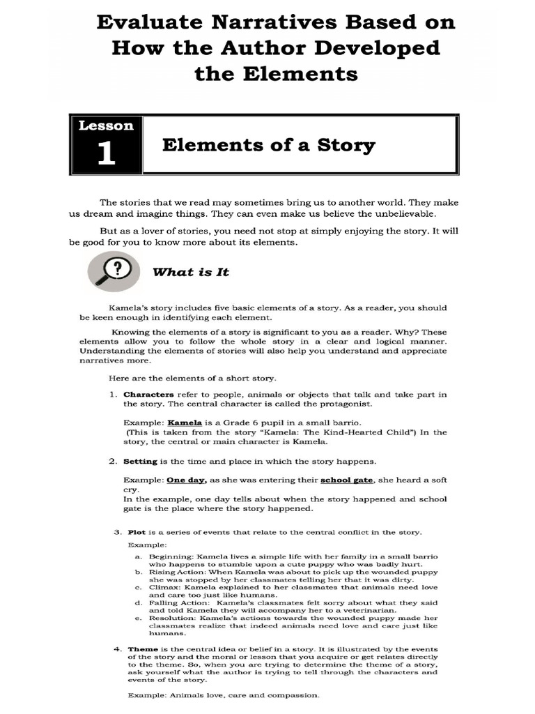 Evaluating Narratives | PDF