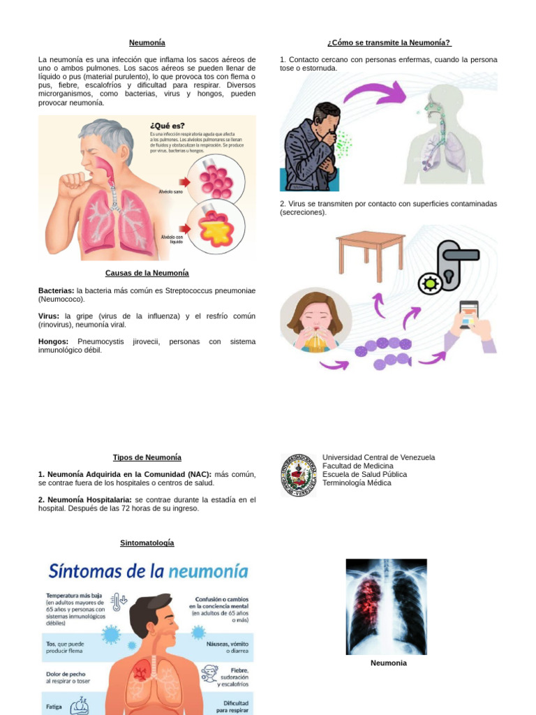 Diptico Neumonia | PDF