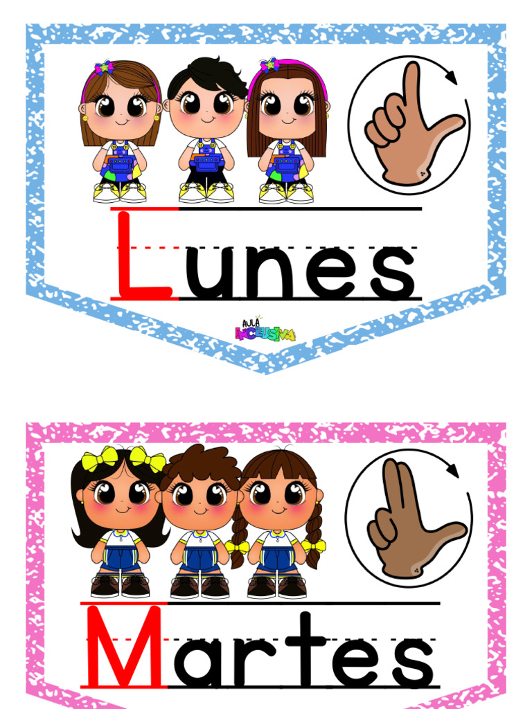 Días de la semana LSM CBook | PDF