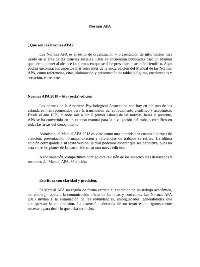 Normas APA | PDF | Estilo apa | Caso de carta