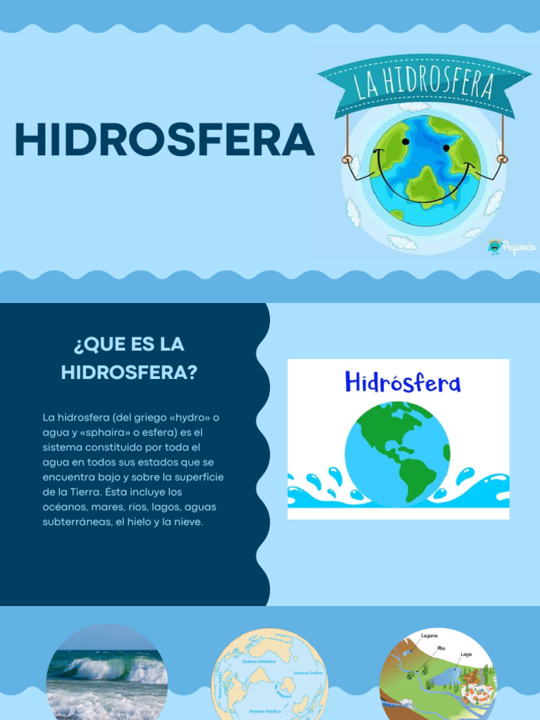 Hidrosfera | PDF | Océanos | Agua