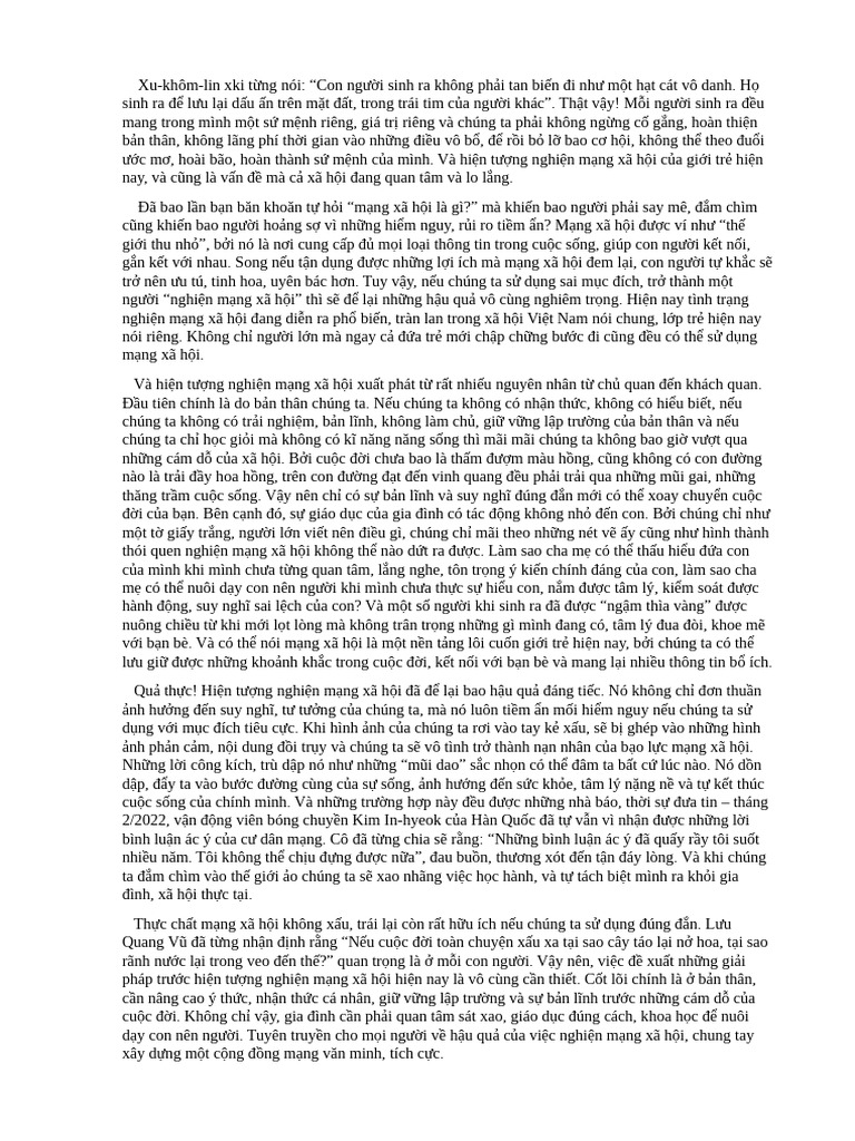 nghiện mạng xh | PDF