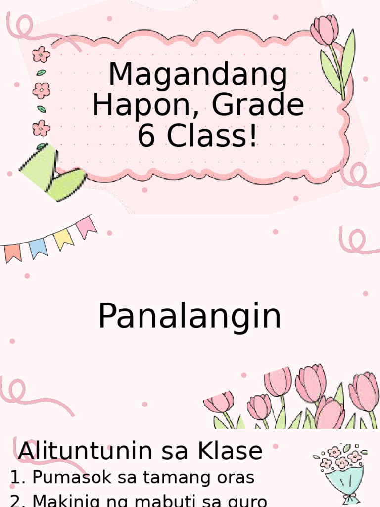 Filipino 6 Santilla Daisy | PDF