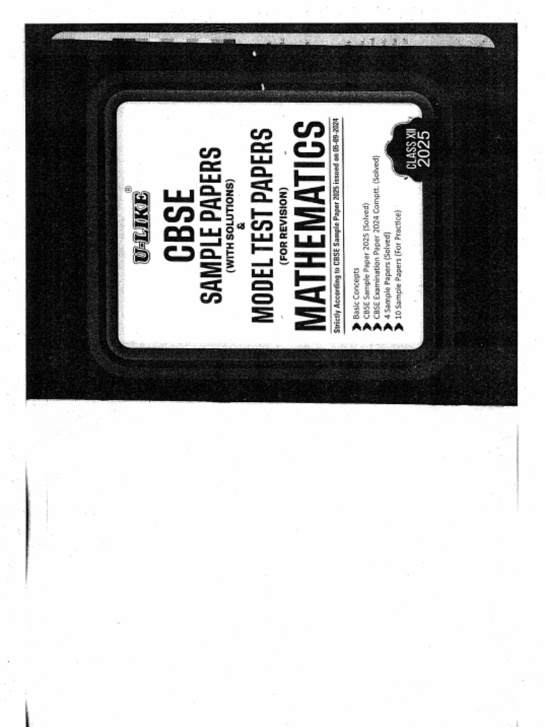 Sample Paper Maths 2025 U Like | PDF