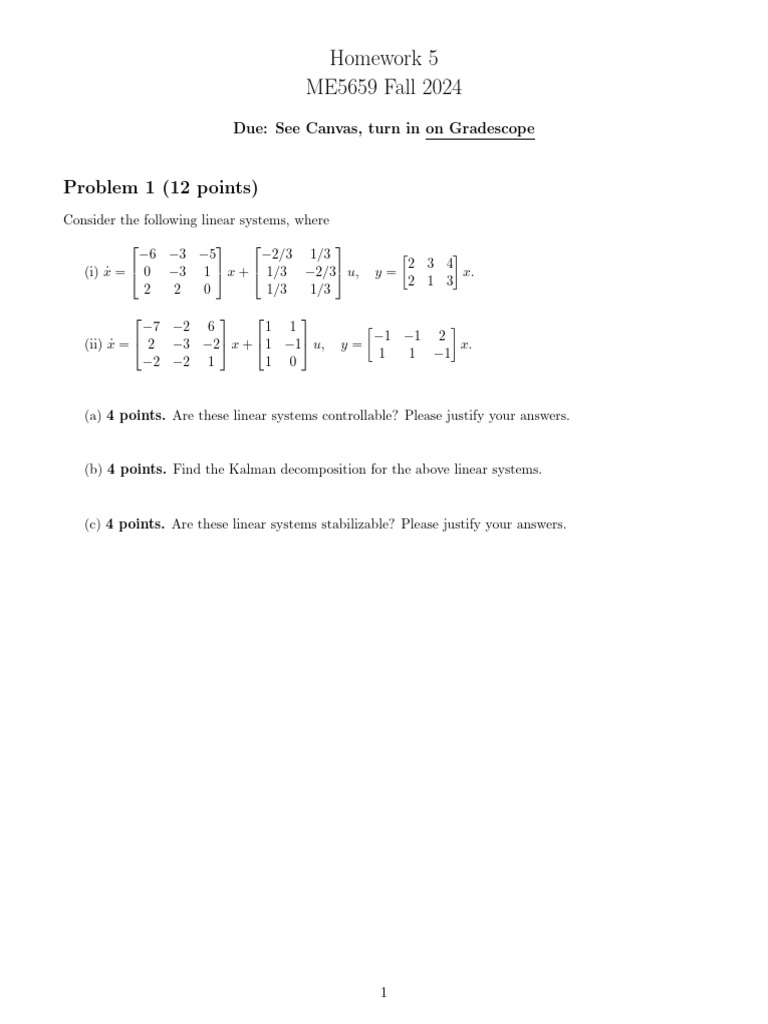Homework 5-1 | PDF