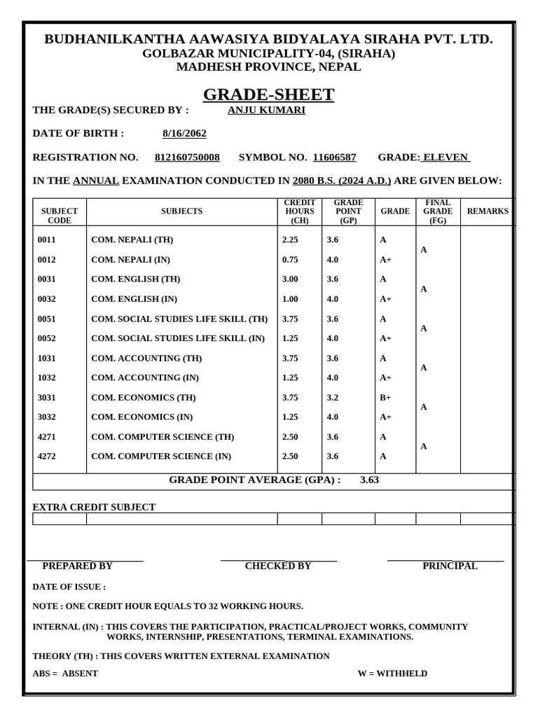 Class 11 Final | PDF