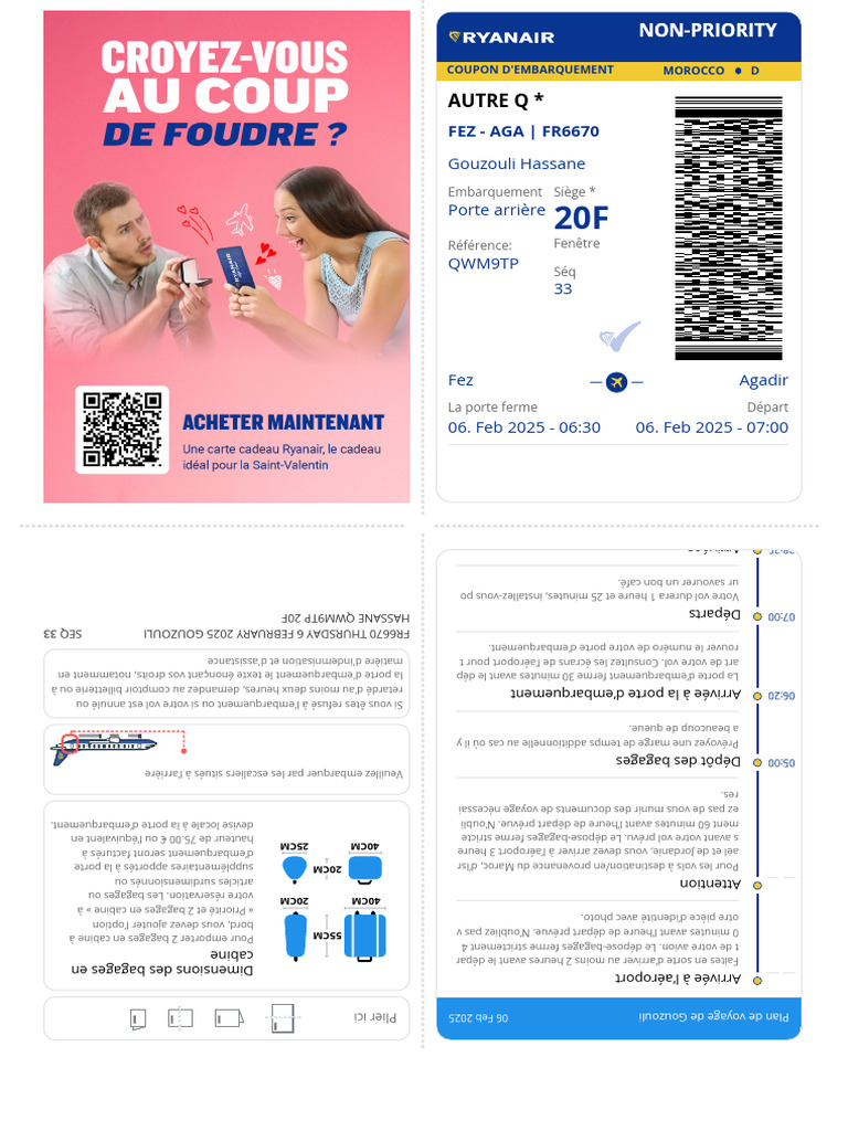 Boarding Pass 1 | PDF | Aéroport | Aviation