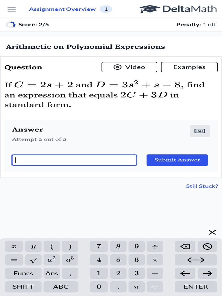 DeltaMath Student Application | PDF