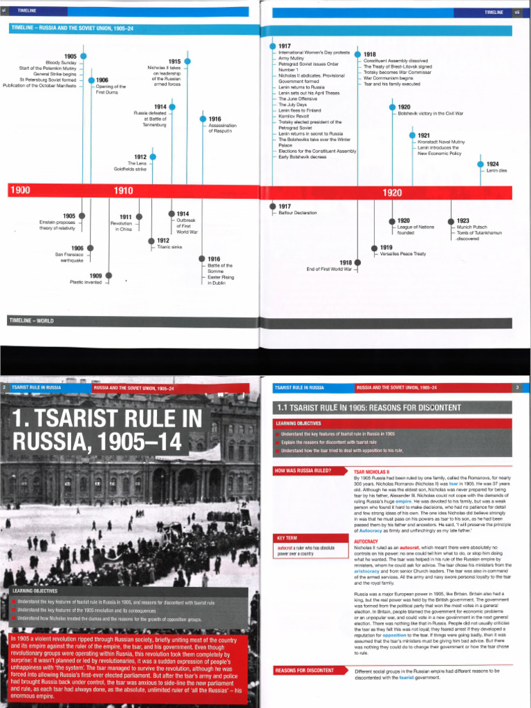 1 - Russian Revolution Reading | PDF