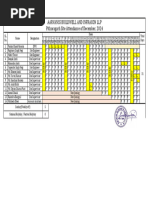 December 2024 Duty Roster Template | PDF