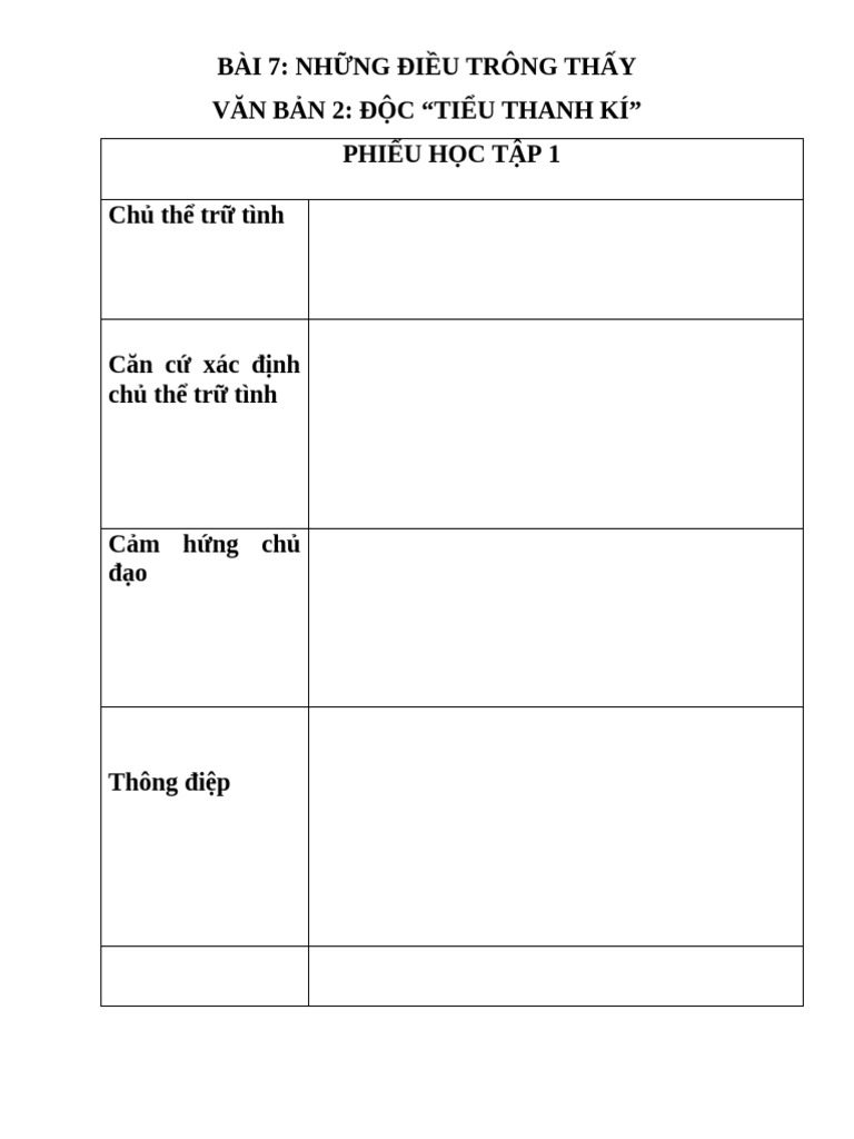 Phiếu Học Tập Vb2 | PDF