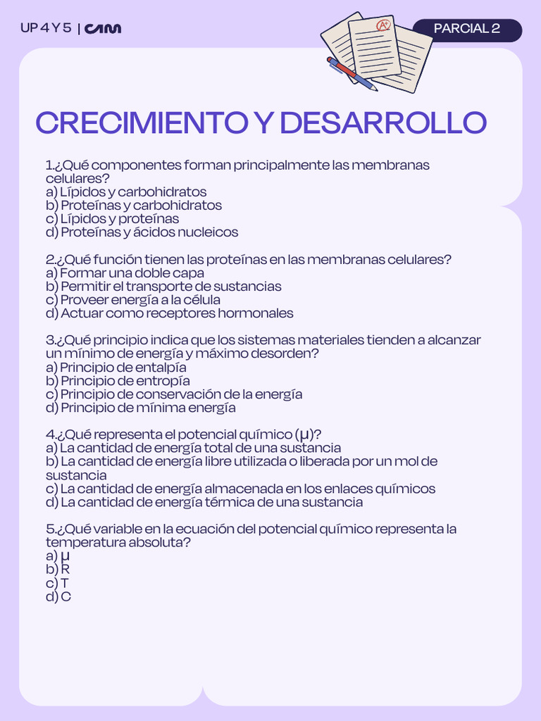Cyd Parcial 2 Parte 1 (Up4 y Up5) | PDF | Potencial de membrana | Potencial de acción