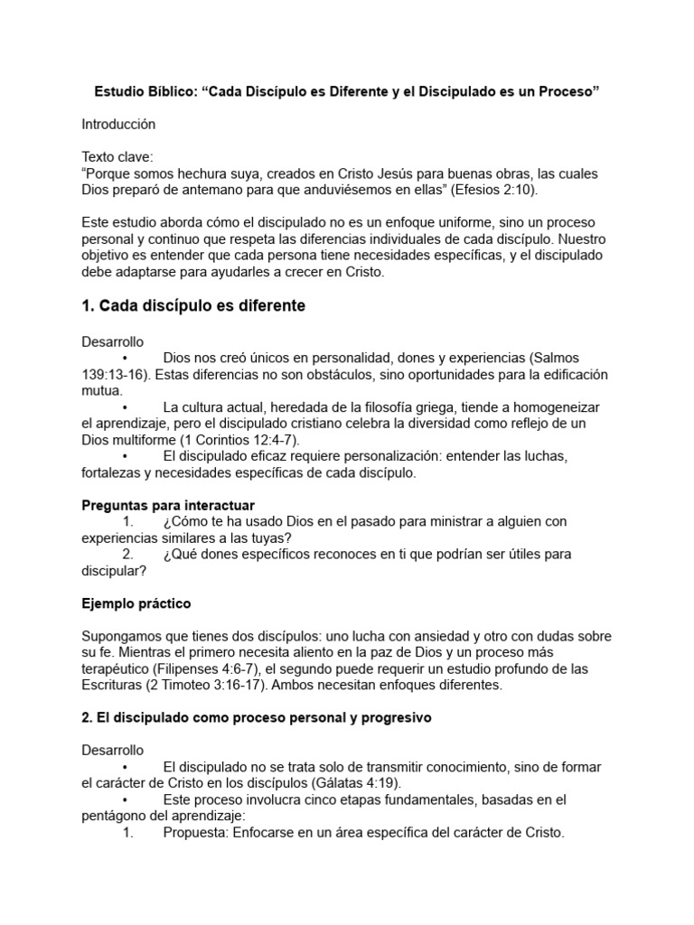 Estudio Discipulado | PDF | Cristo (título) | Evangelio de Mateo