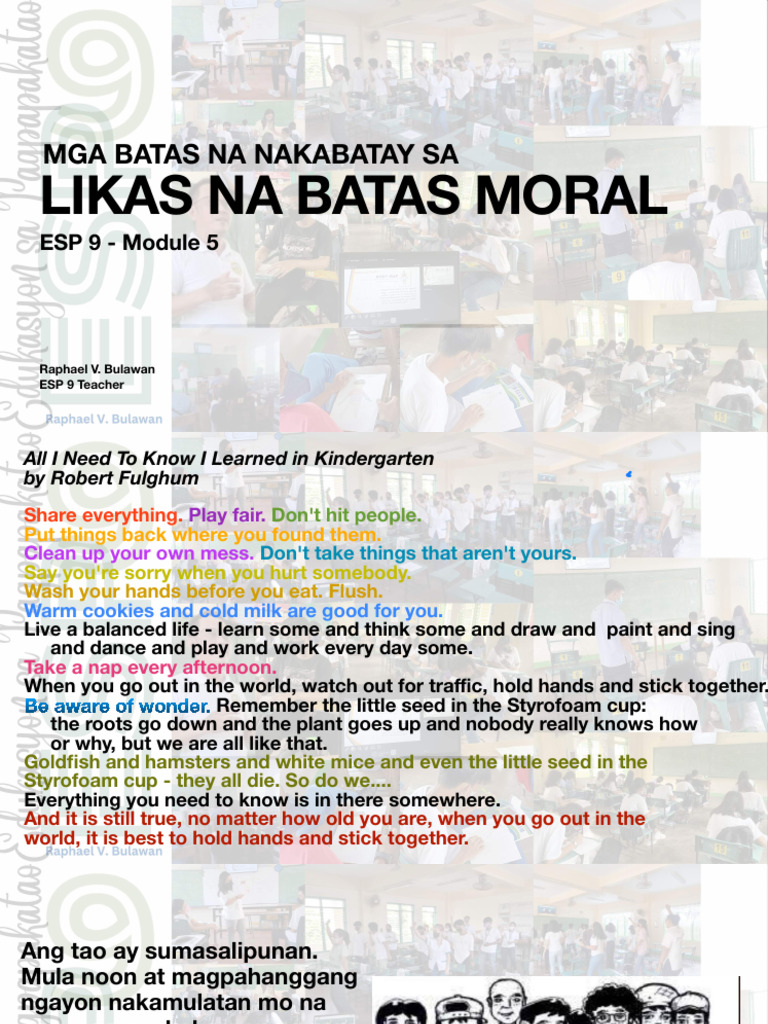 Likas Na Batas Moral | PDF