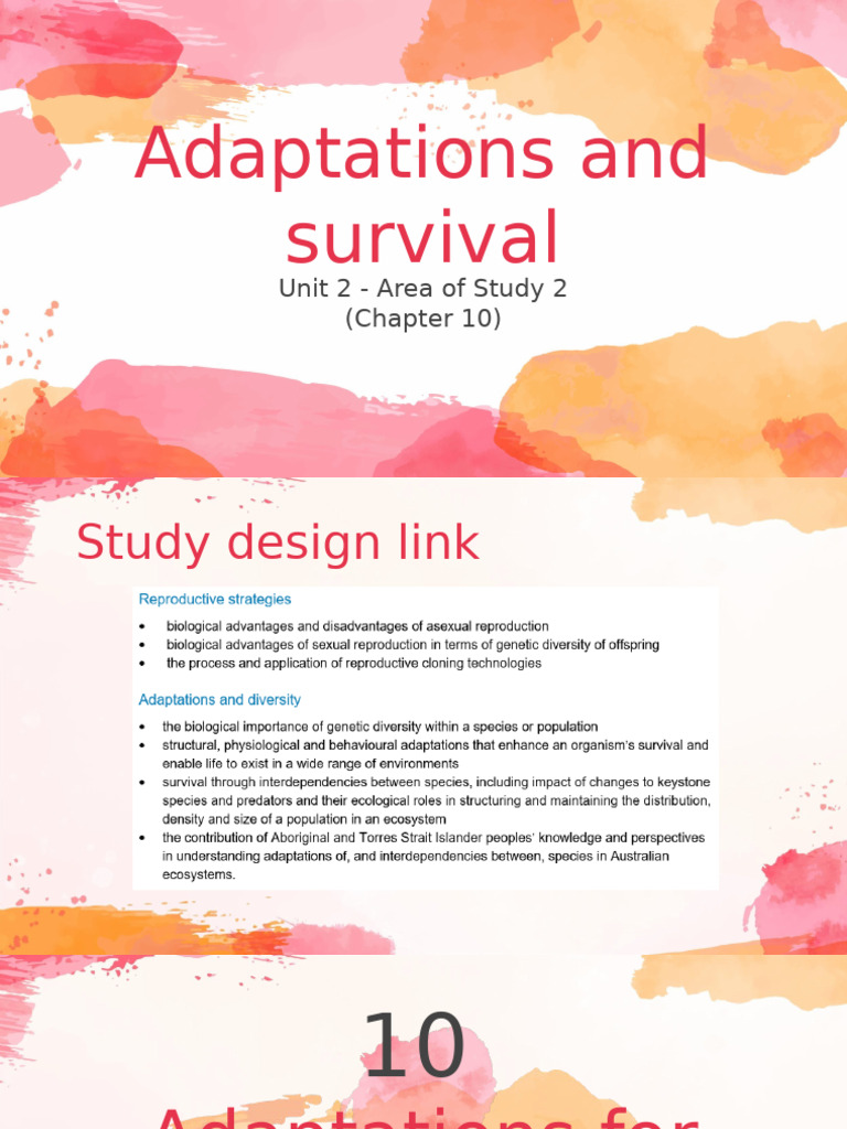 Unit 2 AOS 2 Adaptations For Survival | PDF | Thermoregulation | Biology