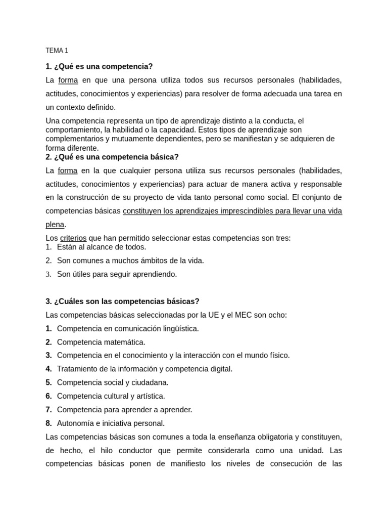 Competencias Básicas en Educación Musical | PDF | Plan de estudios ...