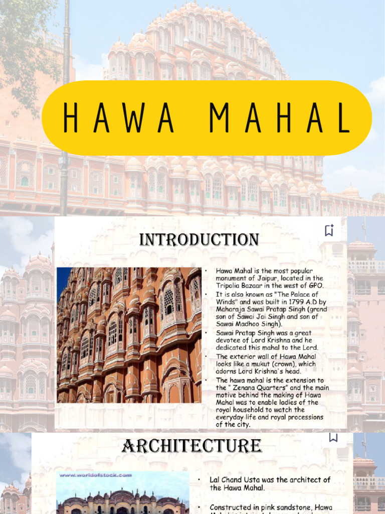 HAWA MAHAL | PDF