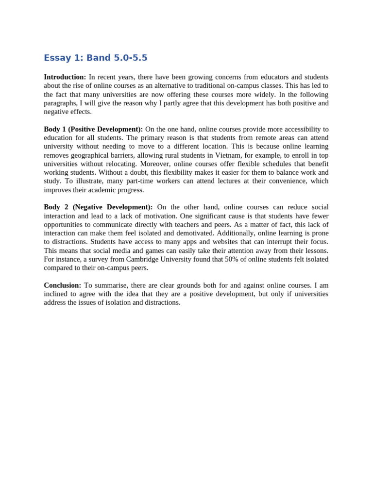 Pros and Cons of Online Courses | PDF | Educational Technology | Teachers