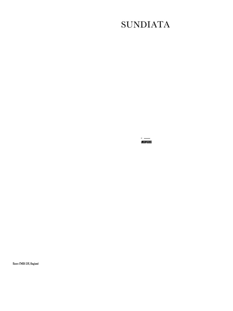 Sundiata | PDF | Religion & Spirituality