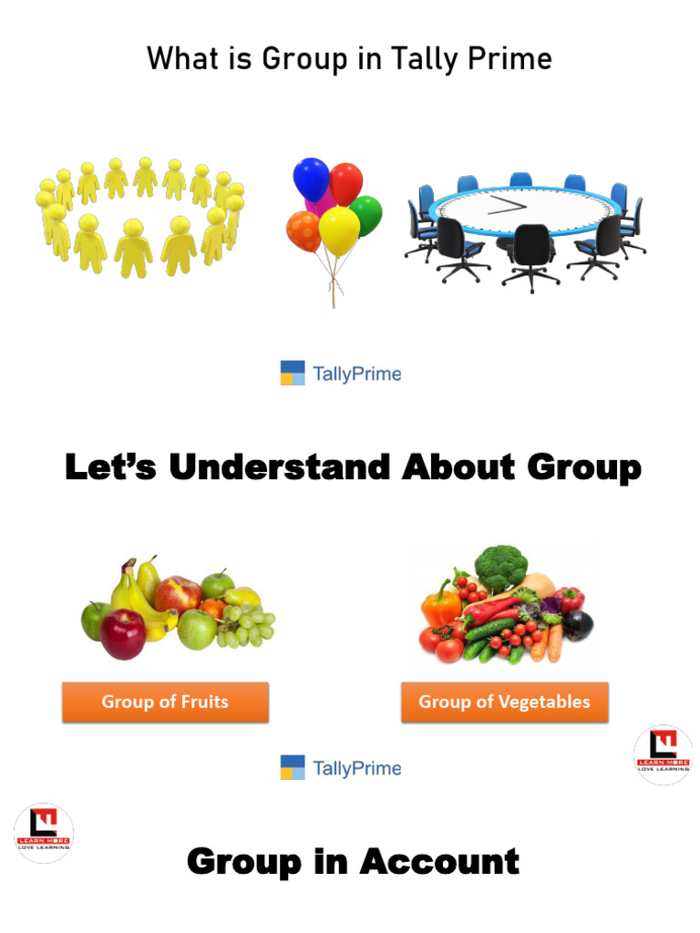 Group in Tally Prime | PDF