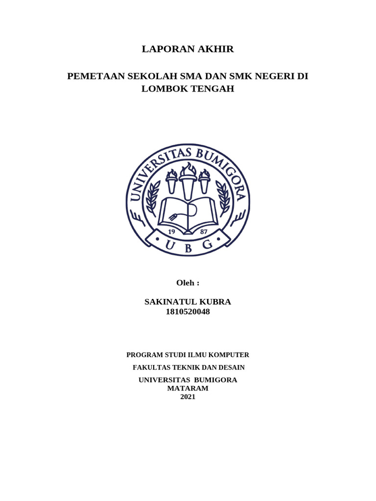 Laporan Akhir Sig | PDF