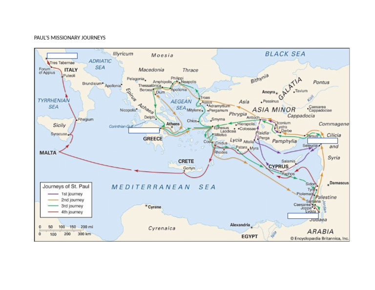 Paul's Missionary Journeys Explained | PDF