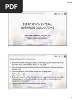 Bolus Feeding Guidelines and Calculations | PDF