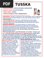 TusQ-DX DT Tablet View Uses, Side Effects, Price and Substitutes 1mg ...