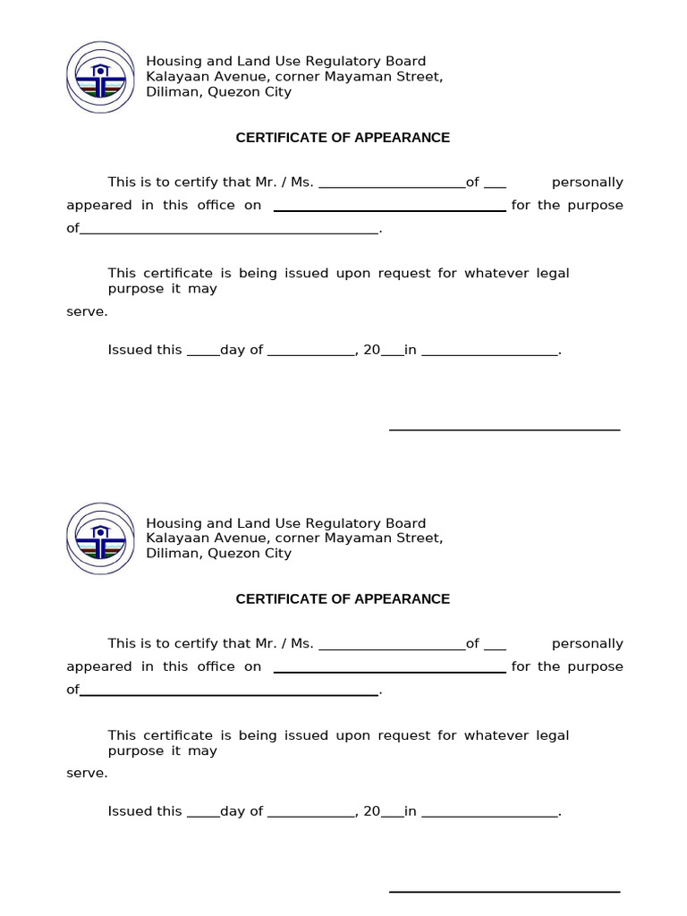 03-HLURM_Form(Cert_Ap) | PDF