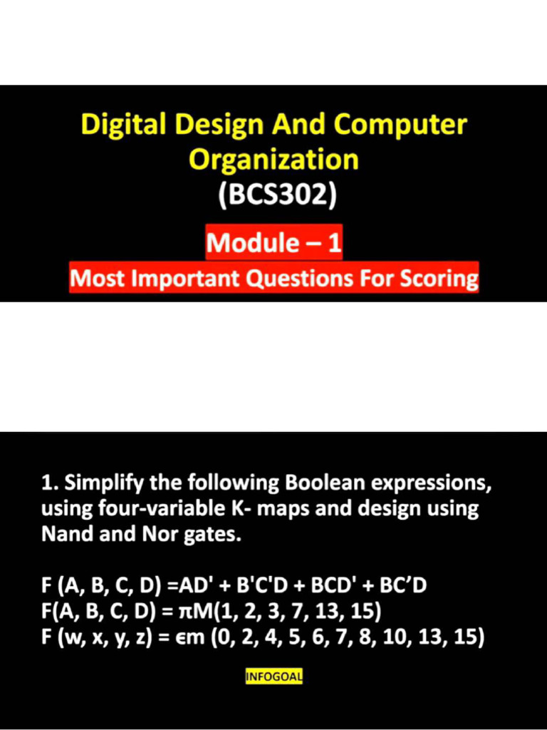 Ddco Important Questions Module Wise | PDF