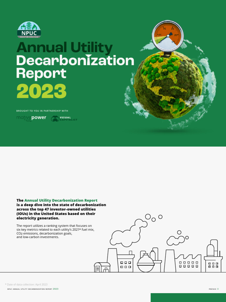 National Public Utility Council Annual Utility Decarbonization Report ...