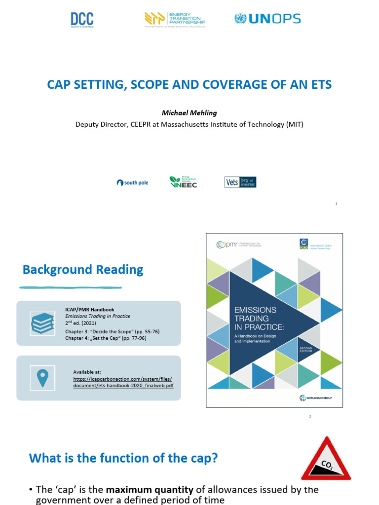 Cap-Setting - Scope and Coverage of An ETS - EN | PDF | Greenhouse Gas ...