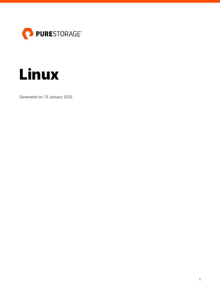 Configuring Linux Host For ISCSI With FlashArray | PDF | Scheduling (Computing) | File System