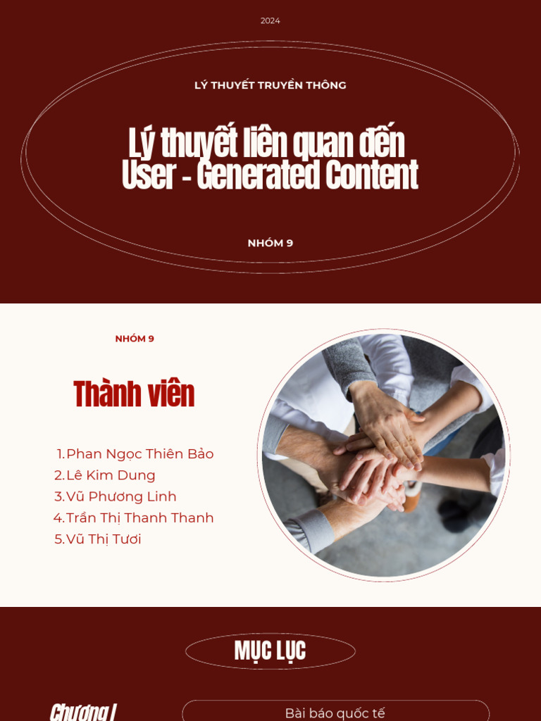 [Lttt] Slide Lý Thuyêt Về Ugc | PDF